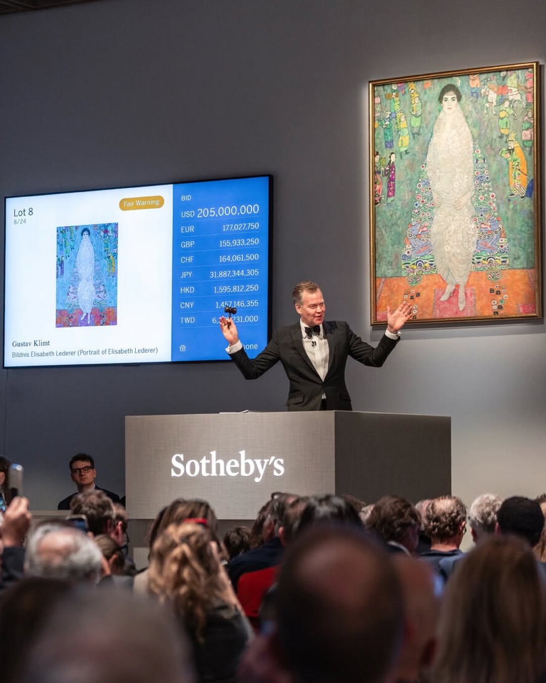 Klimt's Bildnis Elisabeth Lederer Makes History at Sotheby's